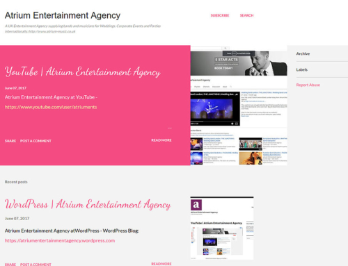 Atrium Entertainment Agency at Instagram - Atrium Entertainment Agency